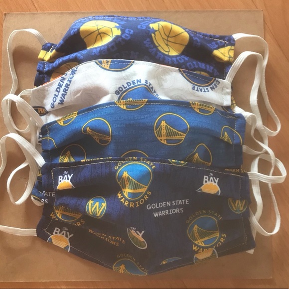 Hand Crafted | Accessories | Golden State Warriors Cotton Masks | Poshmark